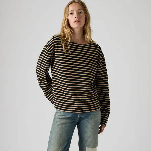 LEVI'S Esme Relaxed Long Sleeve Top