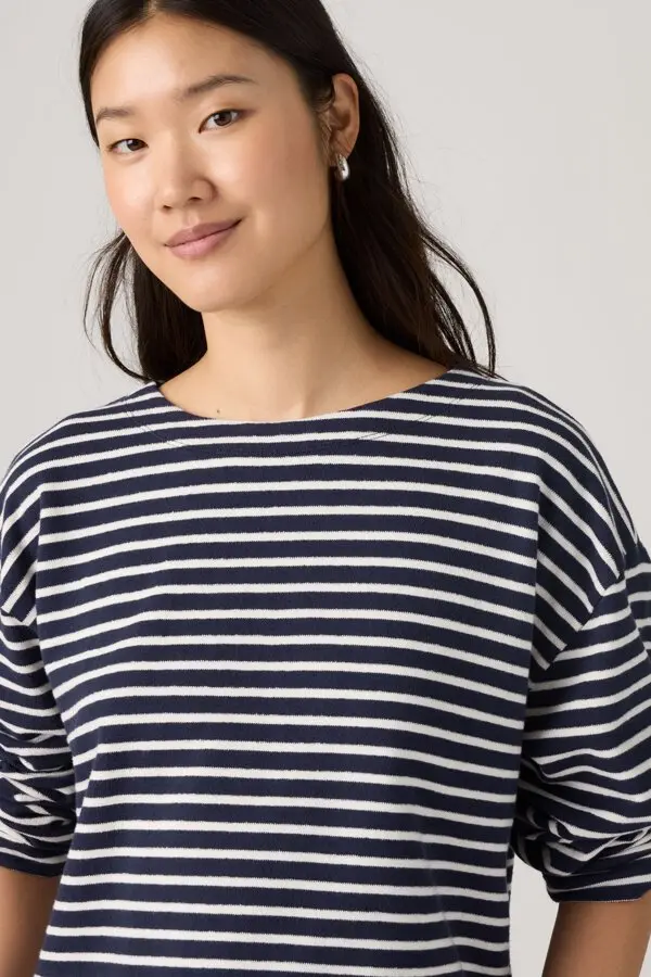 LEVI'S Esme Relaxed Long Sleeve Top - Blue