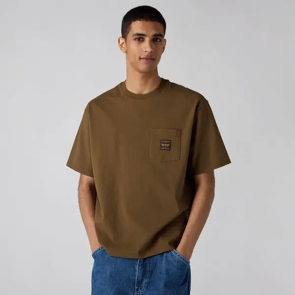 LEVI'S Workwear Pocket Tee - Brown