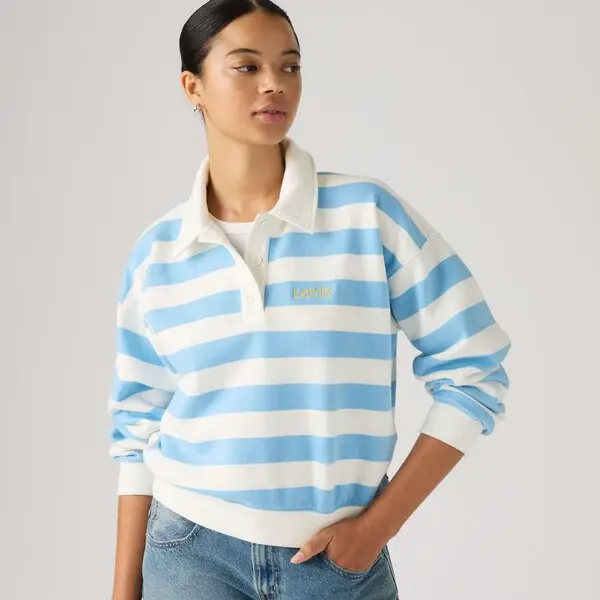 LEVI'S Graphic Vintage Rugby Fleece - Blue