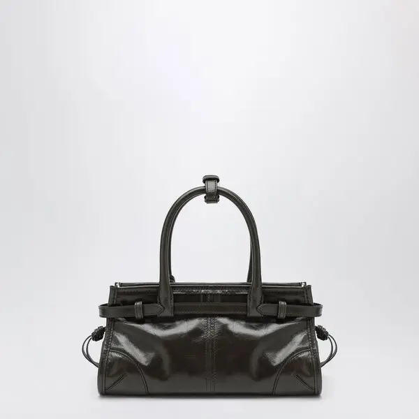 Prada Mini Bonnie Handbag In Selva Leather - Green