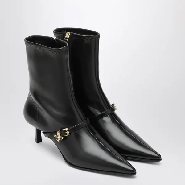 Prada Ankle Boots In Stretch Nappa Leather