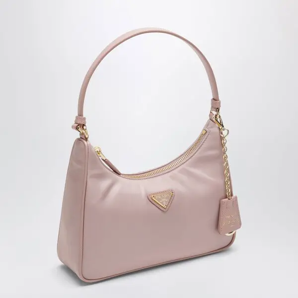 Prada Re-edition 2005 Bag In Pesco Re-nylon And Saffiano Leather - Pink