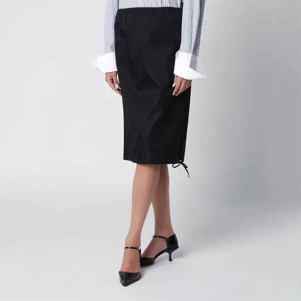 Prada Pencil Skirt In Re-nylon