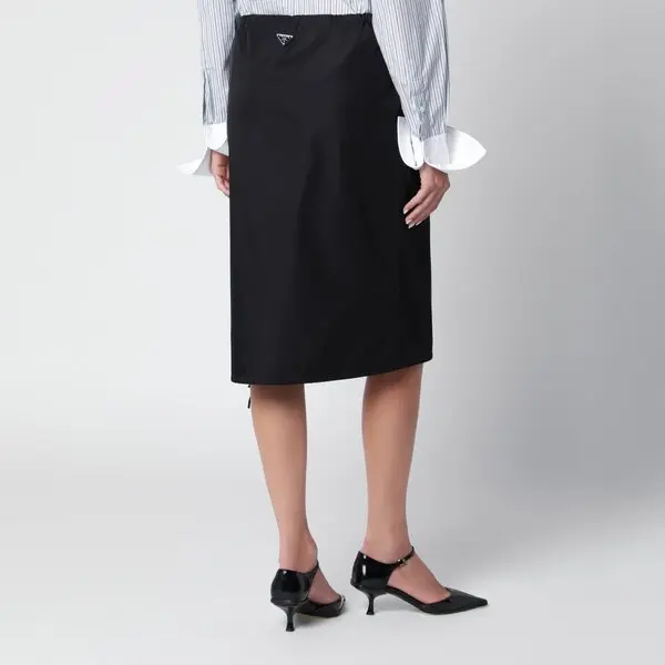Prada Pencil Skirt In Re-nylon