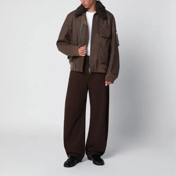 Sacai Melton Wool Blouson Jacket