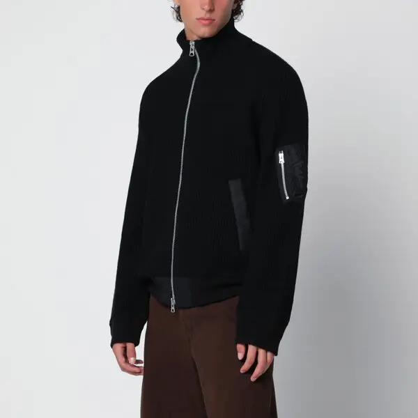Sacai Fisherman Wool Knit Cardigan