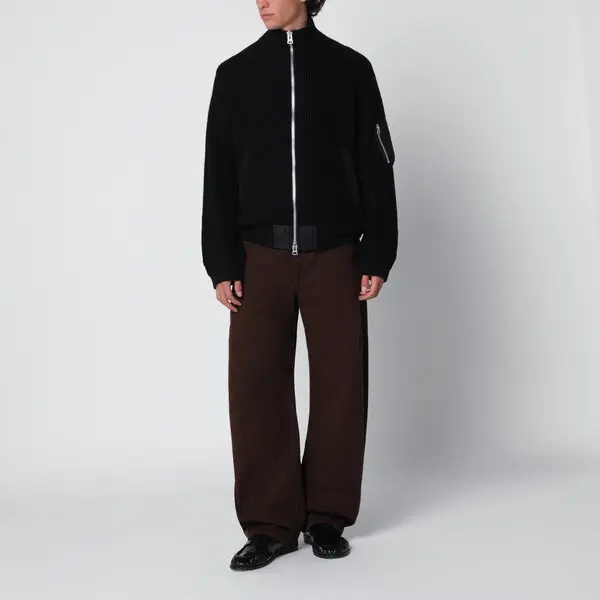 Sacai Fisherman Wool Knit Cardigan