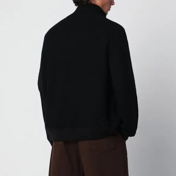 Sacai Fisherman Wool Knit Cardigan