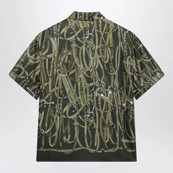 Gucci Dark Silk Bowling Shirt