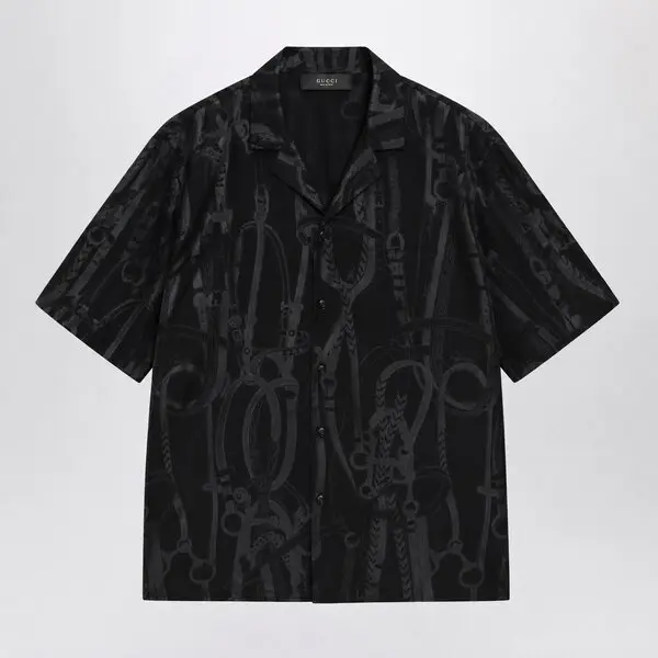 Gucci Printed Silk Bowling Shirt