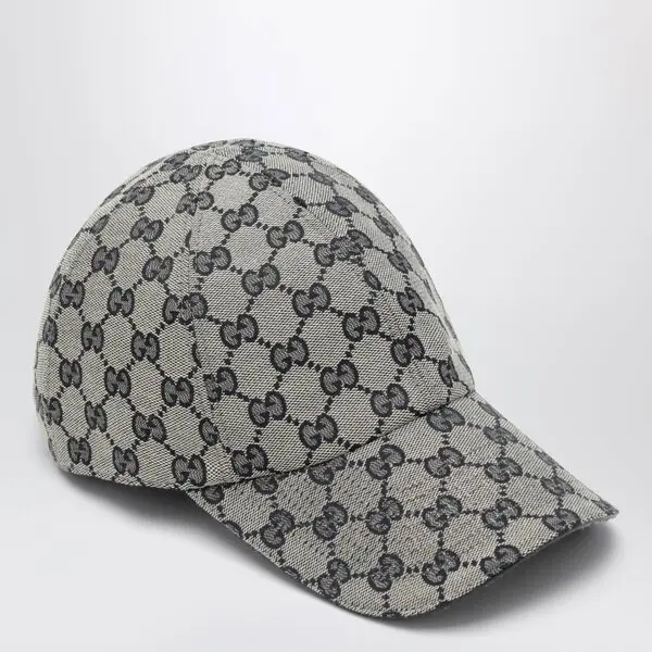 Gucci Blue Gg Cotton Canvas Baseball Cap