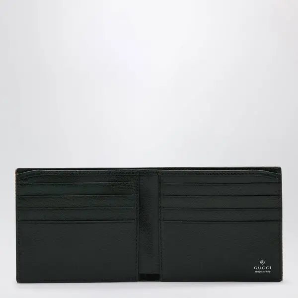 Gucci Sand Gg Canvas Essence Classic Bi-fold Wallet