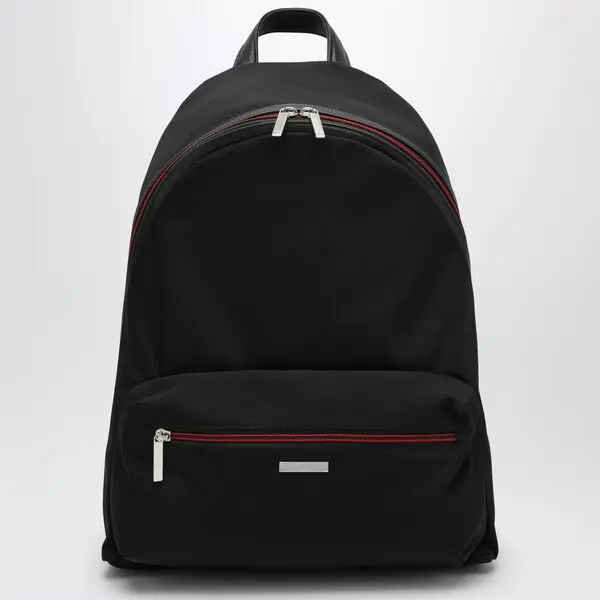 Gucci Essence Classic Medium Nylon Backpack - Black