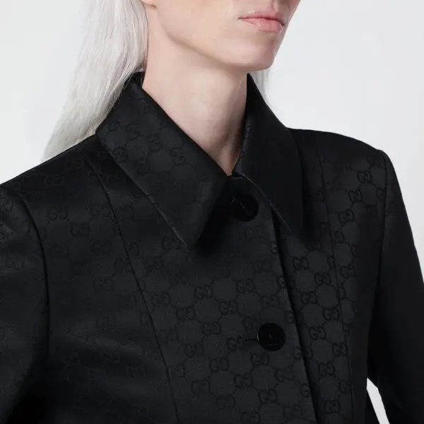 Gucci Gg Jacquard Viscose Coat