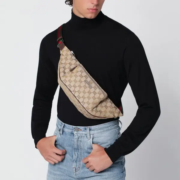 Gucci Flatpack Large Belt Bag In Gg Fabric