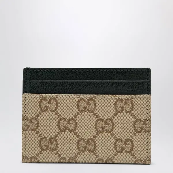 Gucci Sand Gg Canvas Essence Classic Cardholder