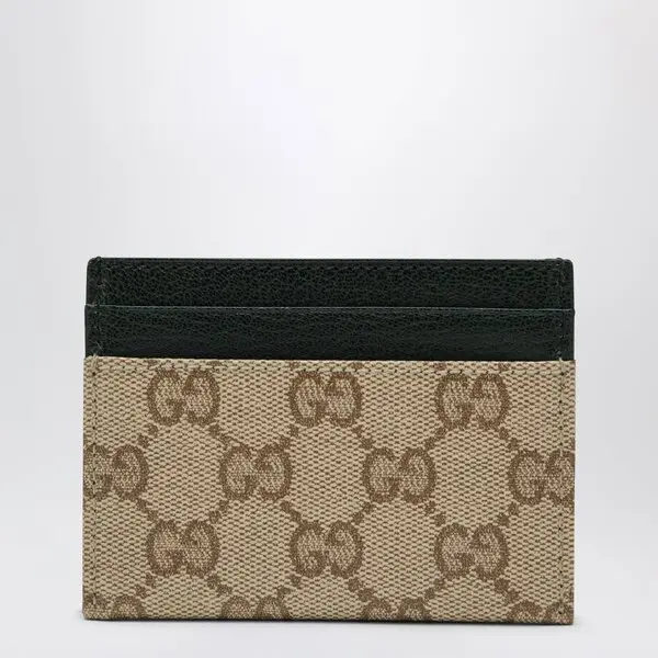 Gucci Sand Gg Canvas Essence Classic Cardholder