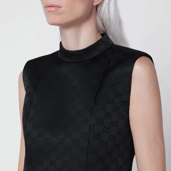 Gucci Gg Jacquard Viscose Dress