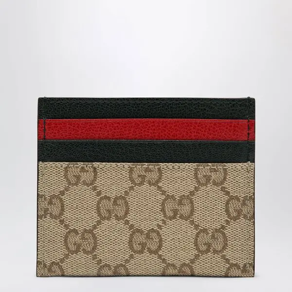 Gucci Card Holder In Gg Coated Fabric