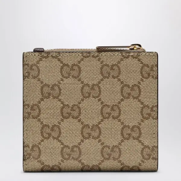 Gucci Sand Wallet With Multicoloured Compartments