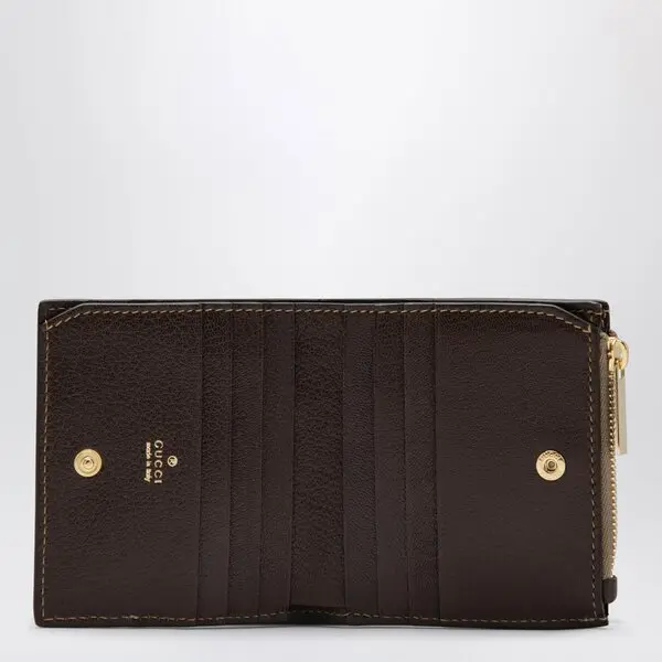 Gucci Sand Wallet With Multicoloured Compartments