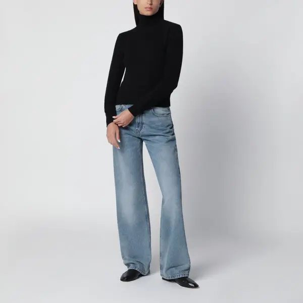 AMI Paris Turtleneck Jumper In Cashmere And Wool