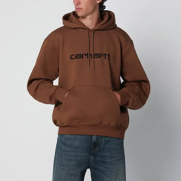 Carhartt Work In Progress Hooded Carhartt Cotton Blend Sweatshirt