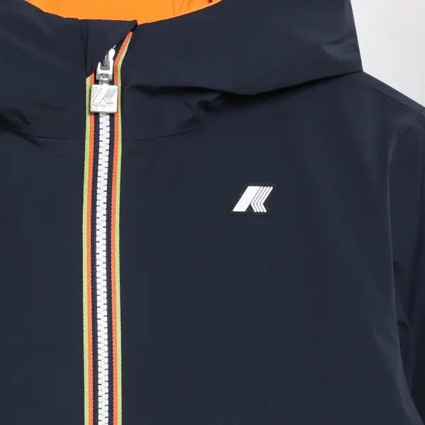 K-WAY P. Jack St Warm Double Jacket In Blue/orange
