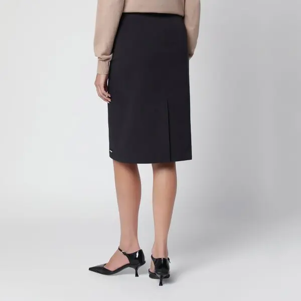 Miu Miu Stretch Poplin Pencil Skirt