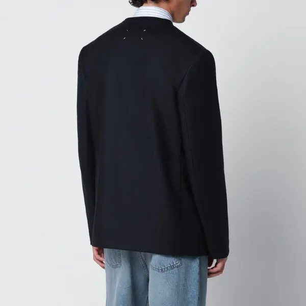 MAISON MARGIELA Minimal Navy Virgin Wool Jacket