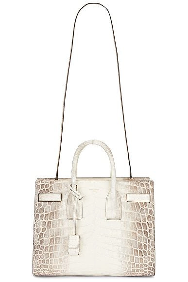 Saint Laurent Small Crocodile Sac De Jour Bag