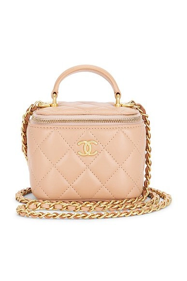 Chanel Lambskin Mini Classic Vanity Case - Pink