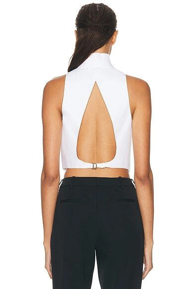 TOM FORD Poplin Petite Waistcoat