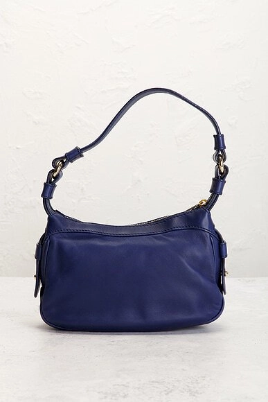 Celine Calfskin Leather Hobo Bag With Embellishment