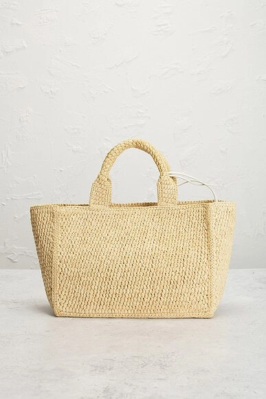 Celine Raffia Small Cabas Thais Tote Bag
