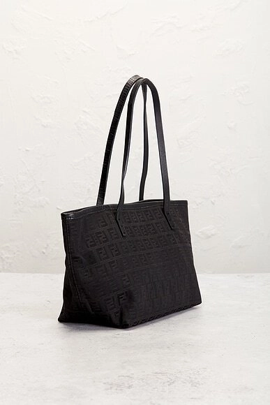 Fendi Zucchino Roll Tote Bag