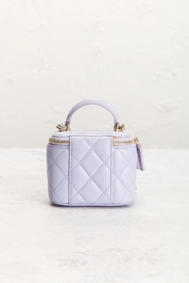 Chanel Lambskin Mini Classic Vanity Case - Lavender