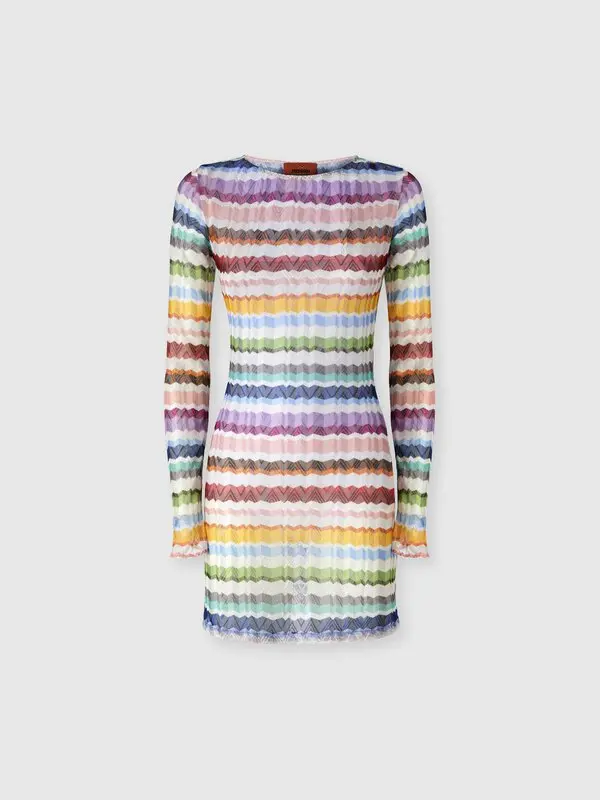 Missoni Long-sleeve T-shirt With Zig Zag Motif - Multicoloured