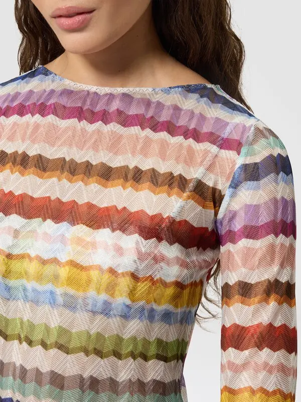 Missoni Long-sleeve T-shirt With Zig Zag Motif