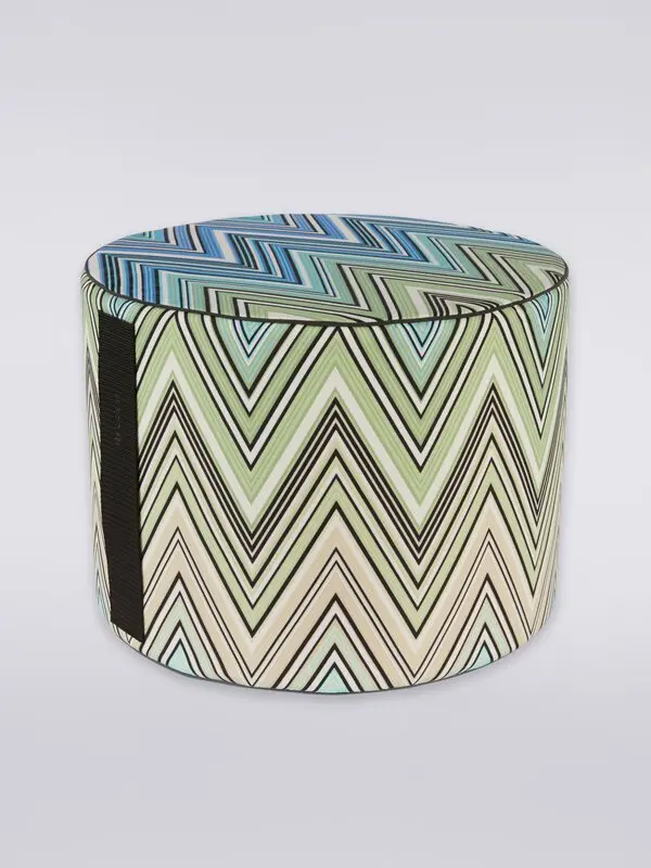 Missoni Kew Outdoor Cylinder Pouf 40x30 - Blue