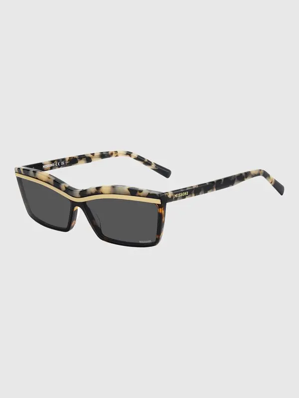 Missoni Seasonal Rectangular Acetate Sunglasses Size