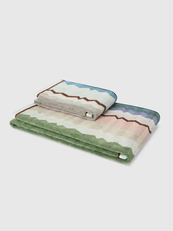 Missoni Eva Two-piece Cotton Towel Set - Multicoloured