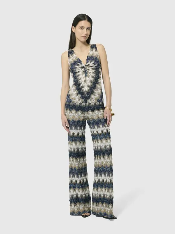 Missoni Palazzo Trousers In Lace