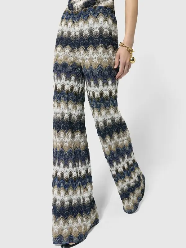 Missoni Palazzo Trousers In Lace