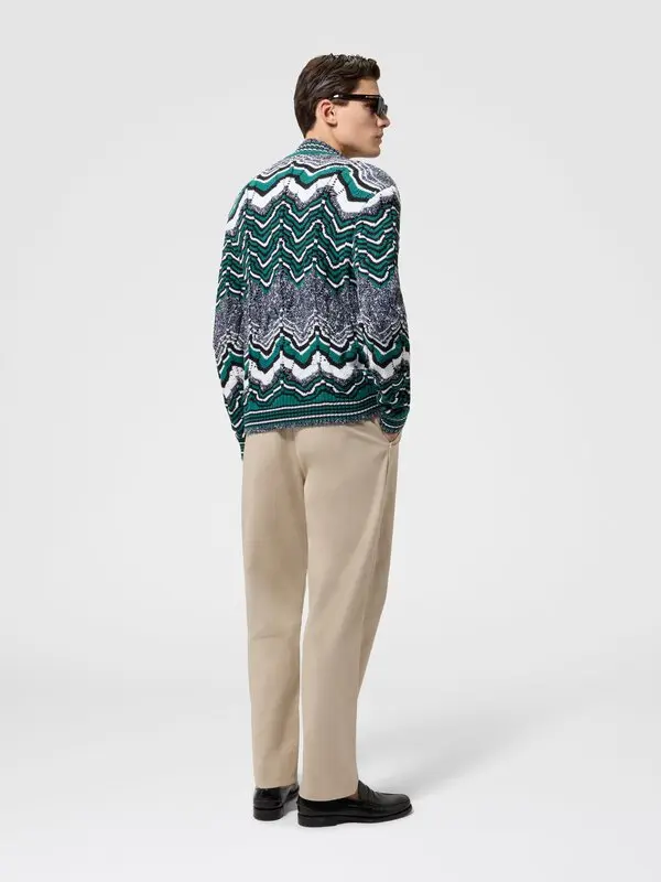 Missoni Striped Cotton-blend Cardigan