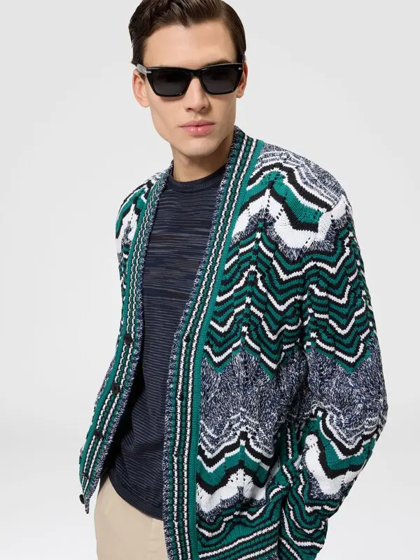 Missoni Striped Cotton-blend Cardigan