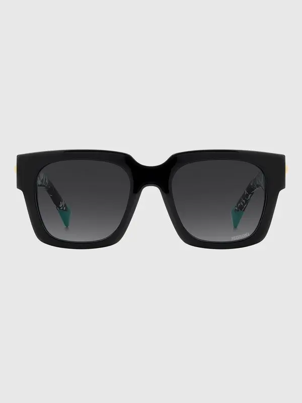 Missoni Seasonal Squared Acetate Sunglasses Size - Multicoloured