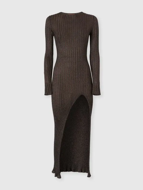 Missoni Ribbed Long Dress With Slit