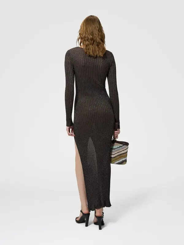 Missoni Ribbed Long Dress With Slit